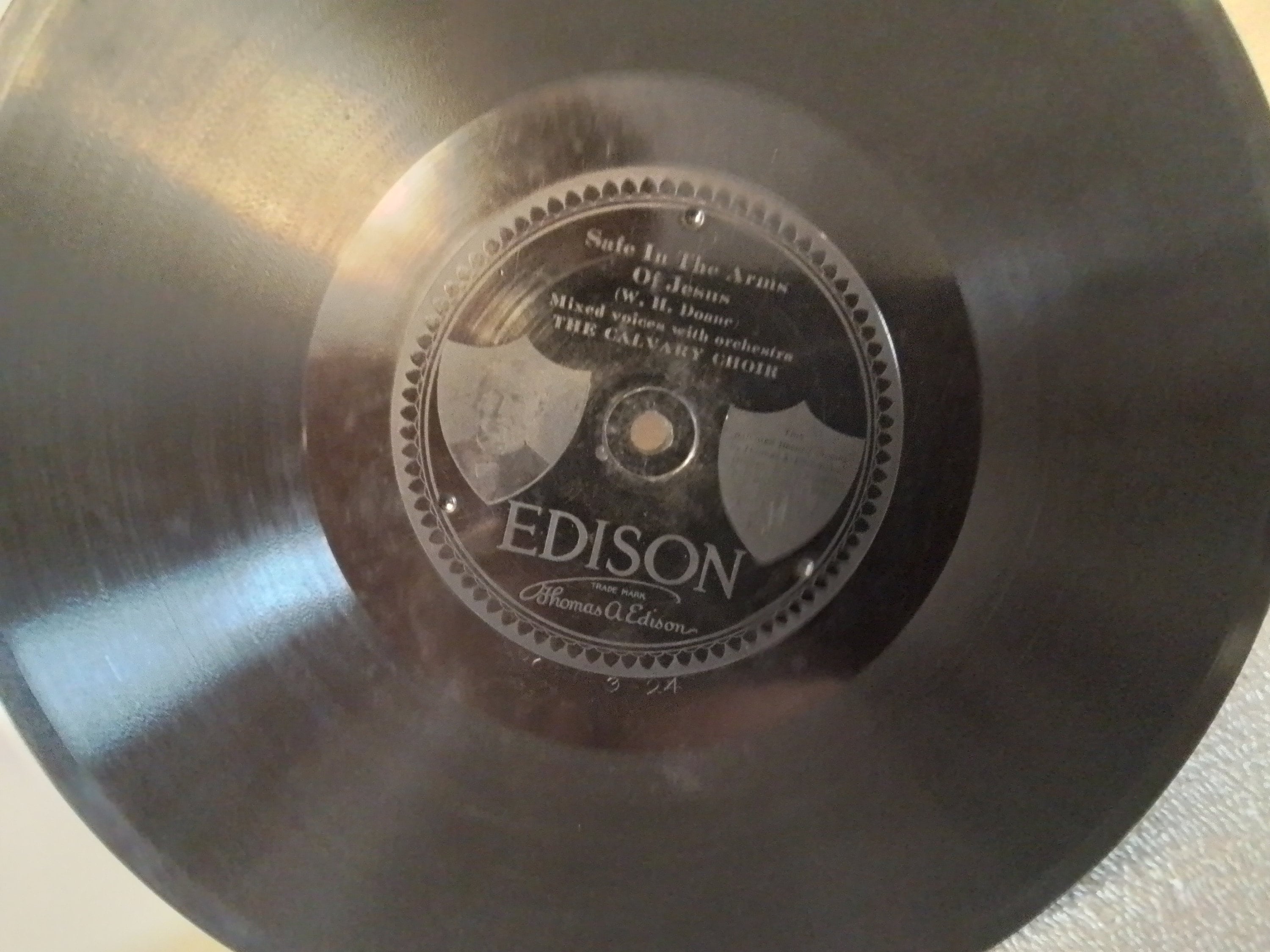 Vintage Thomas Edison Thick Record From Early 1900's. Scatter Seeds of ...