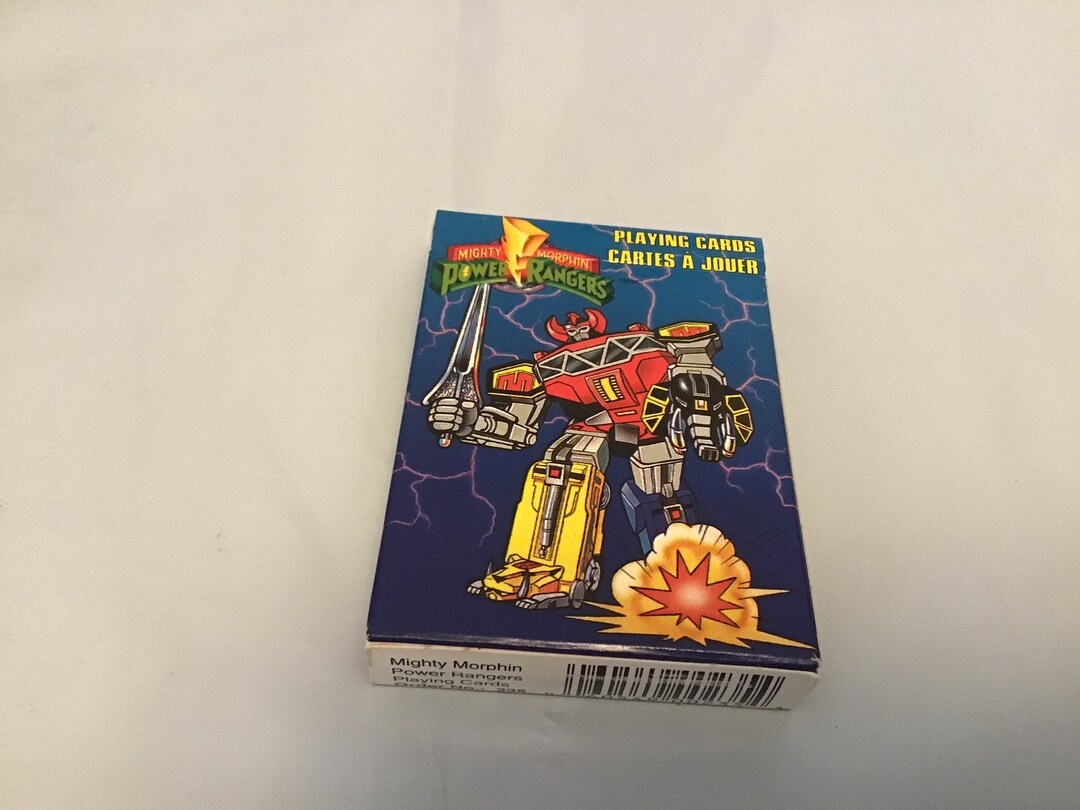 1994 Power Rangers Mighty Morphin Playing Cards - Etsy
