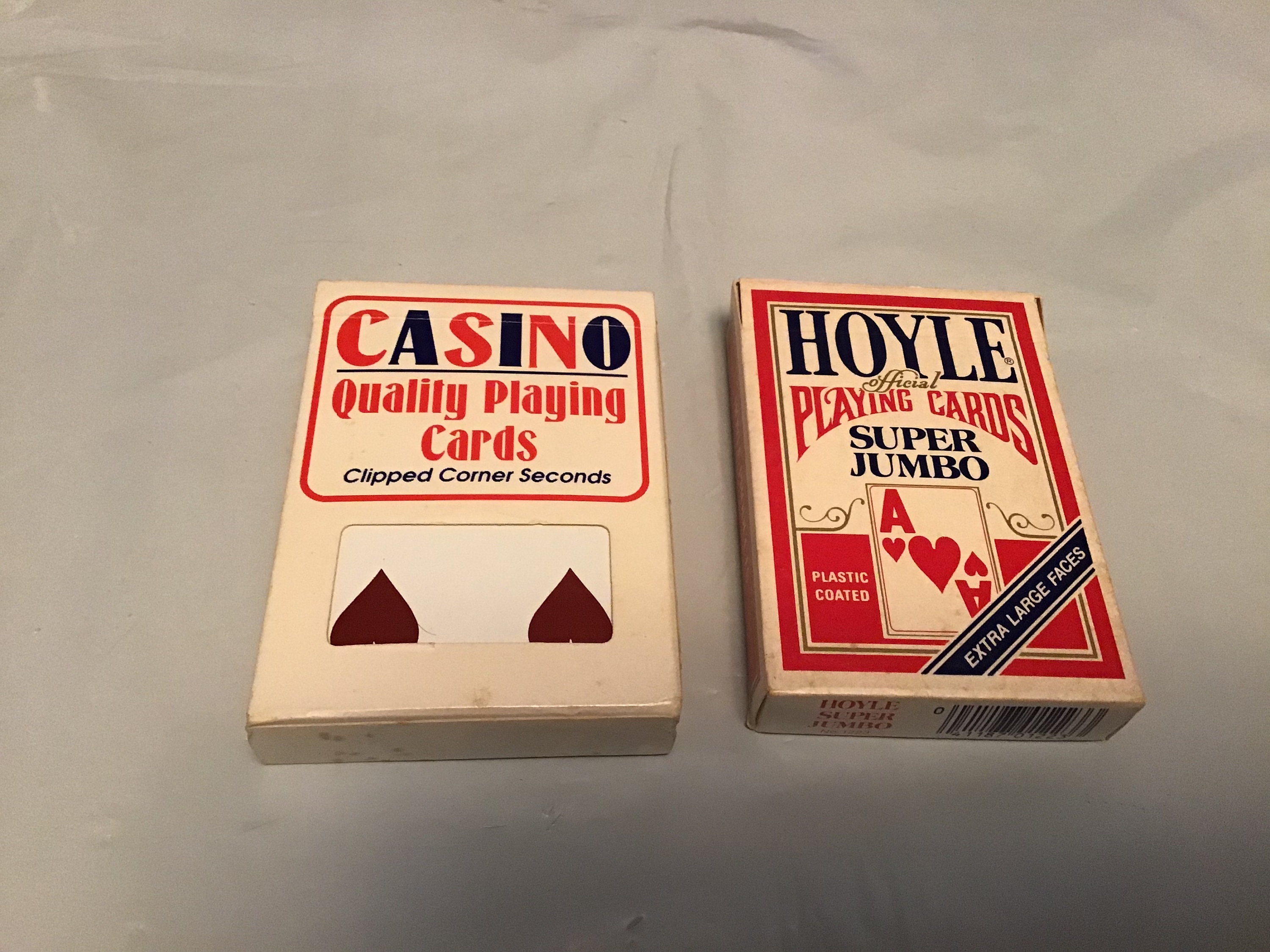 2 Decks Vintage Playing Cards One Hoyle Official Super Jumbo - Etsy