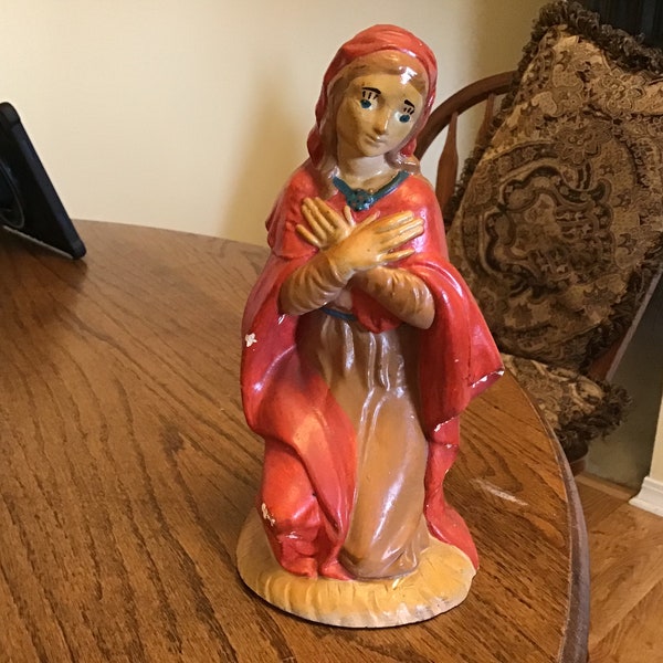 Virgin Mary Kneeling - Etsy