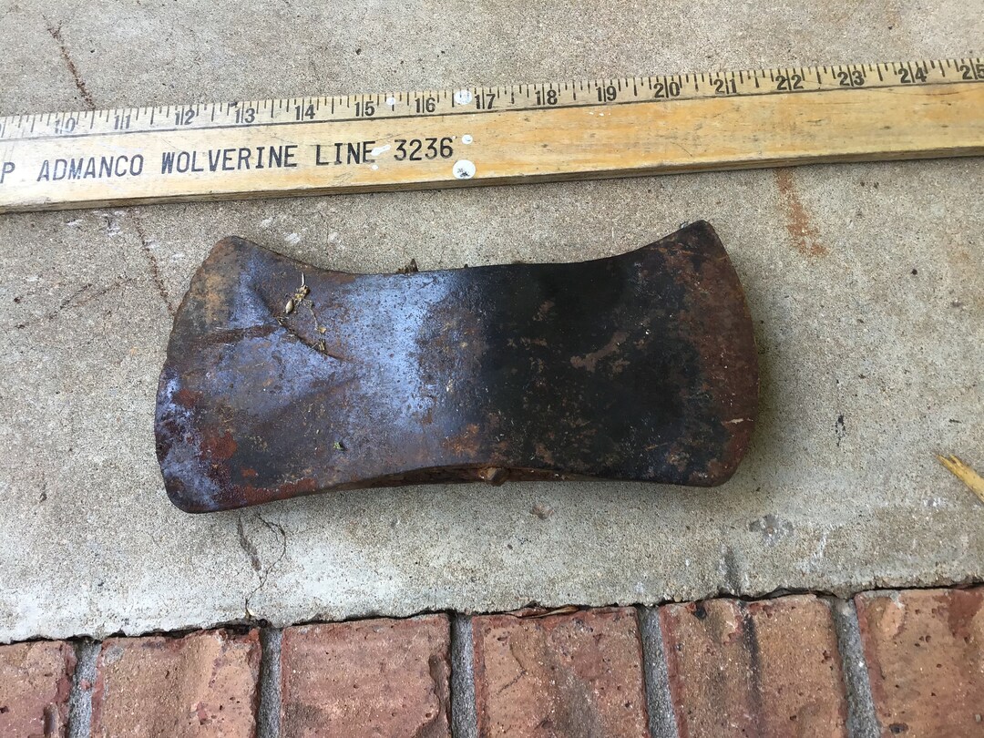 Vintage Double Bit Phantom Bevel Axe Head. - Etsy