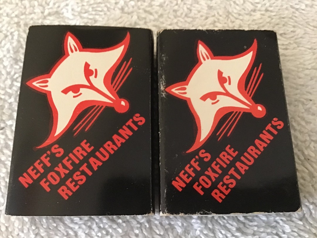 Neff’s Foxfire Restaurant Match Box With Matches Souvenir - Etsy