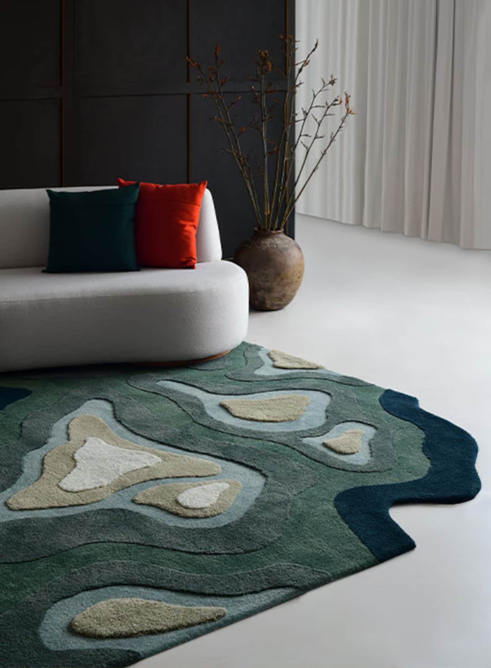 Wool Modern Irregular Handtufted for Best Home Decor for Bedroom ...