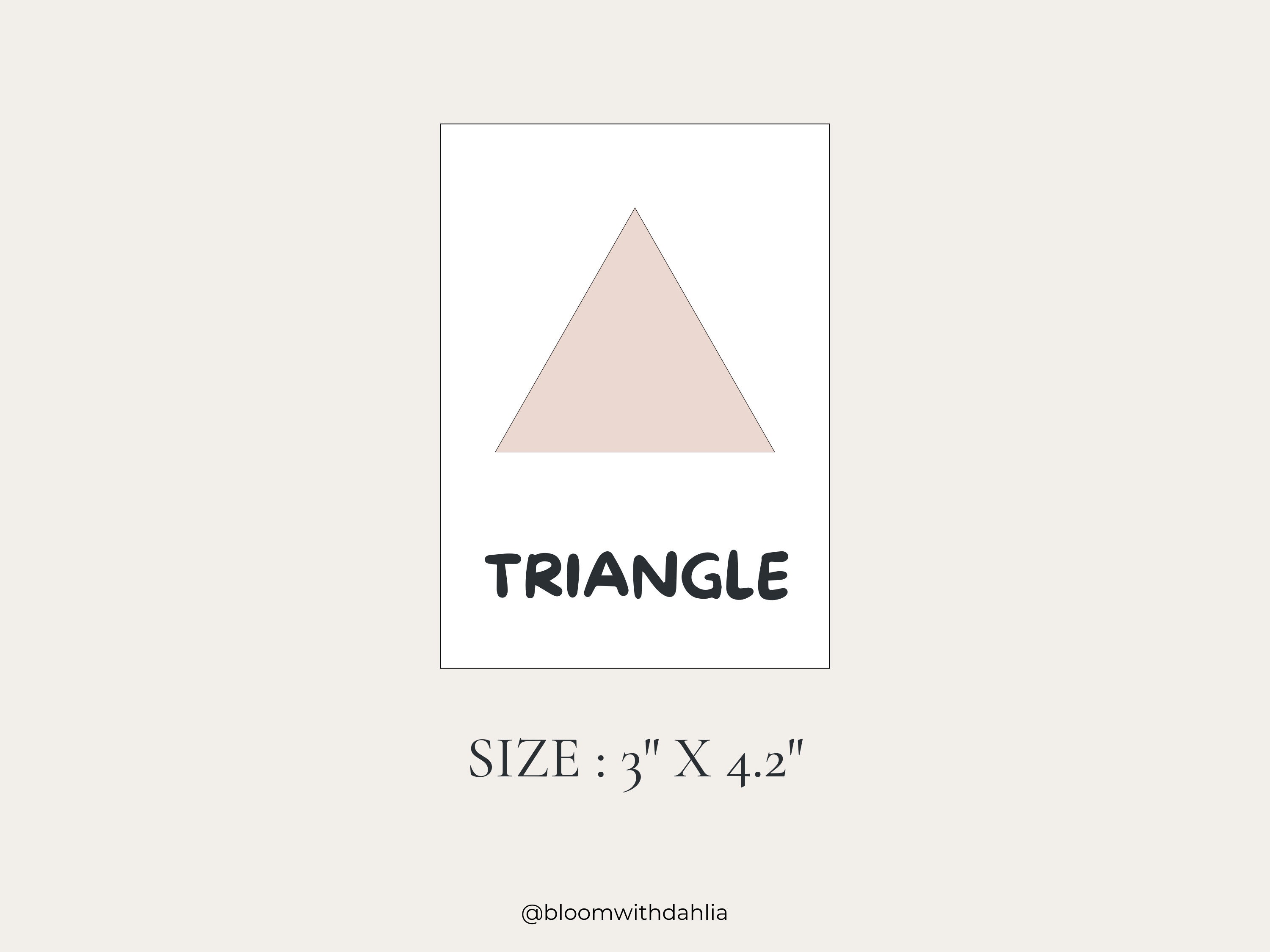 Printable Shapes Flashcards Set for Kids Educational Learning Cards ...