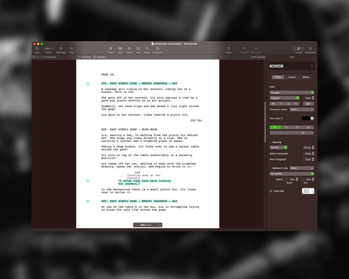 Script Writing Toolkit Bundle for Macos Pages | Screenplay, Shot List ...