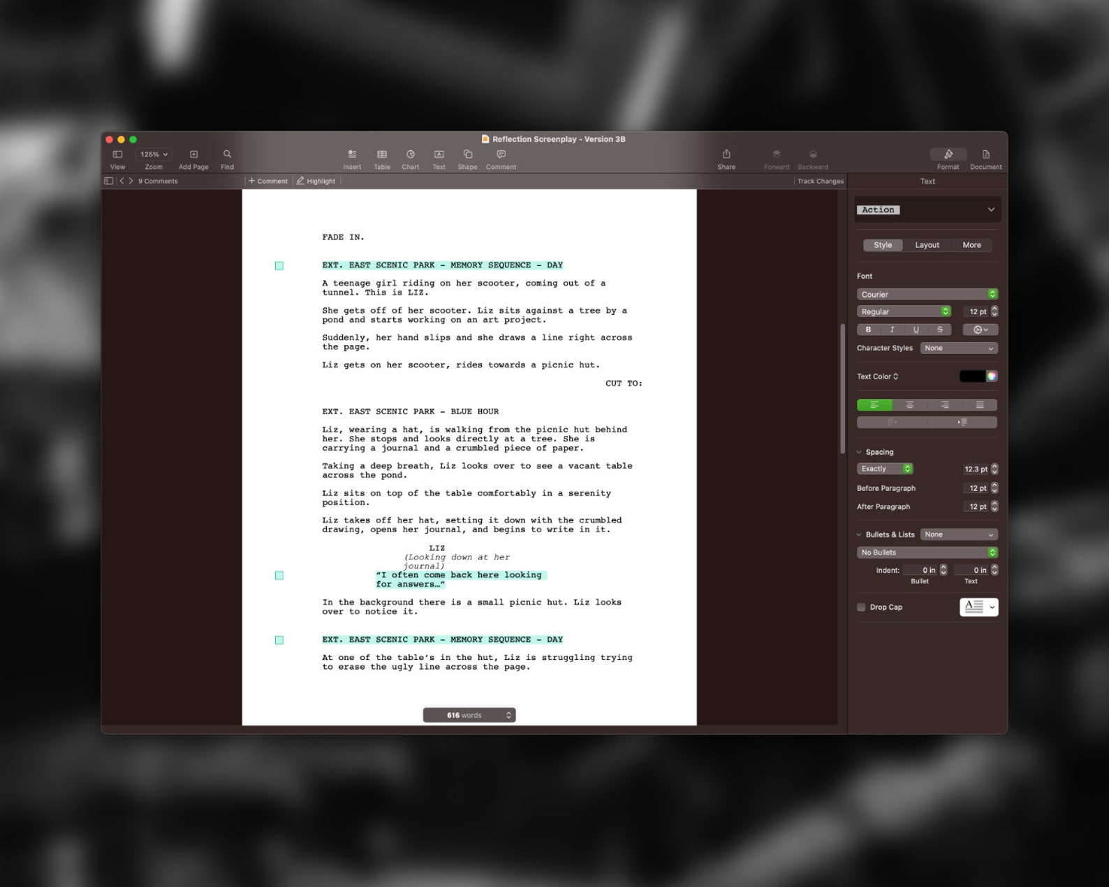Script Writing Toolkit Bundle for Macos Pages | Screenplay, Shot List ...