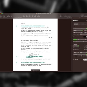 Screenplay Template for Macos Pages | Easy and Affordable Template - Alternative to Script ...