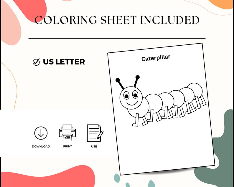 Build a Craft, Build a Caterpillar, Cut and Paste, Cut Paste, School ...