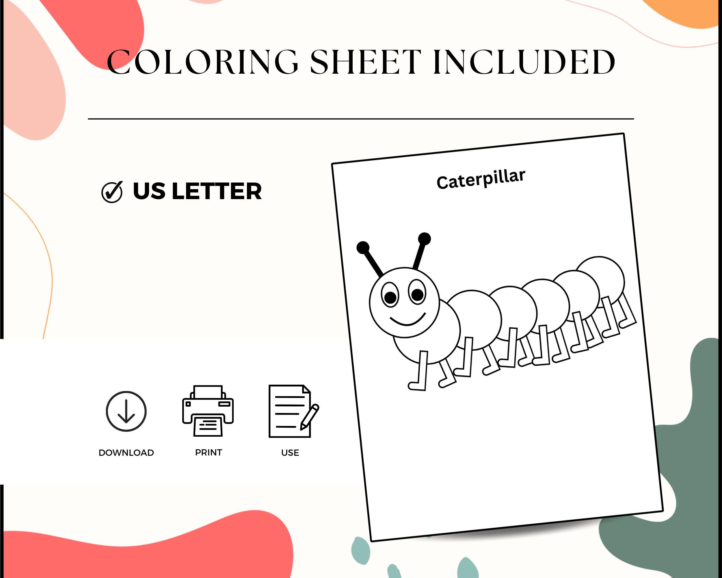 Build a Craft, Build a Caterpillar, Cut and Paste, Cut Paste, School ...