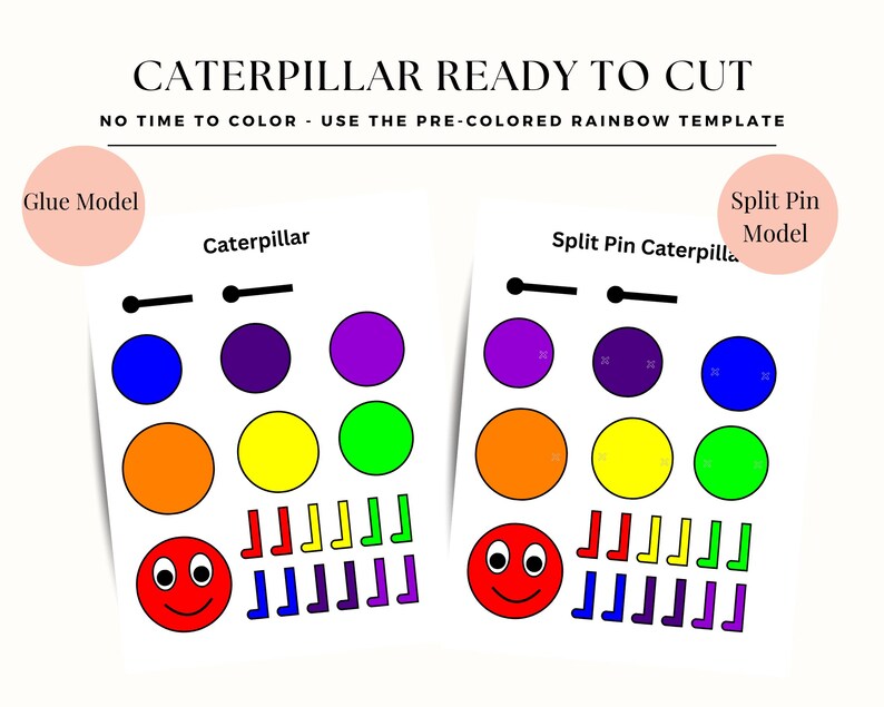 Build a Craft, Build a Caterpillar, Cut and Paste, Cut Paste, School ...