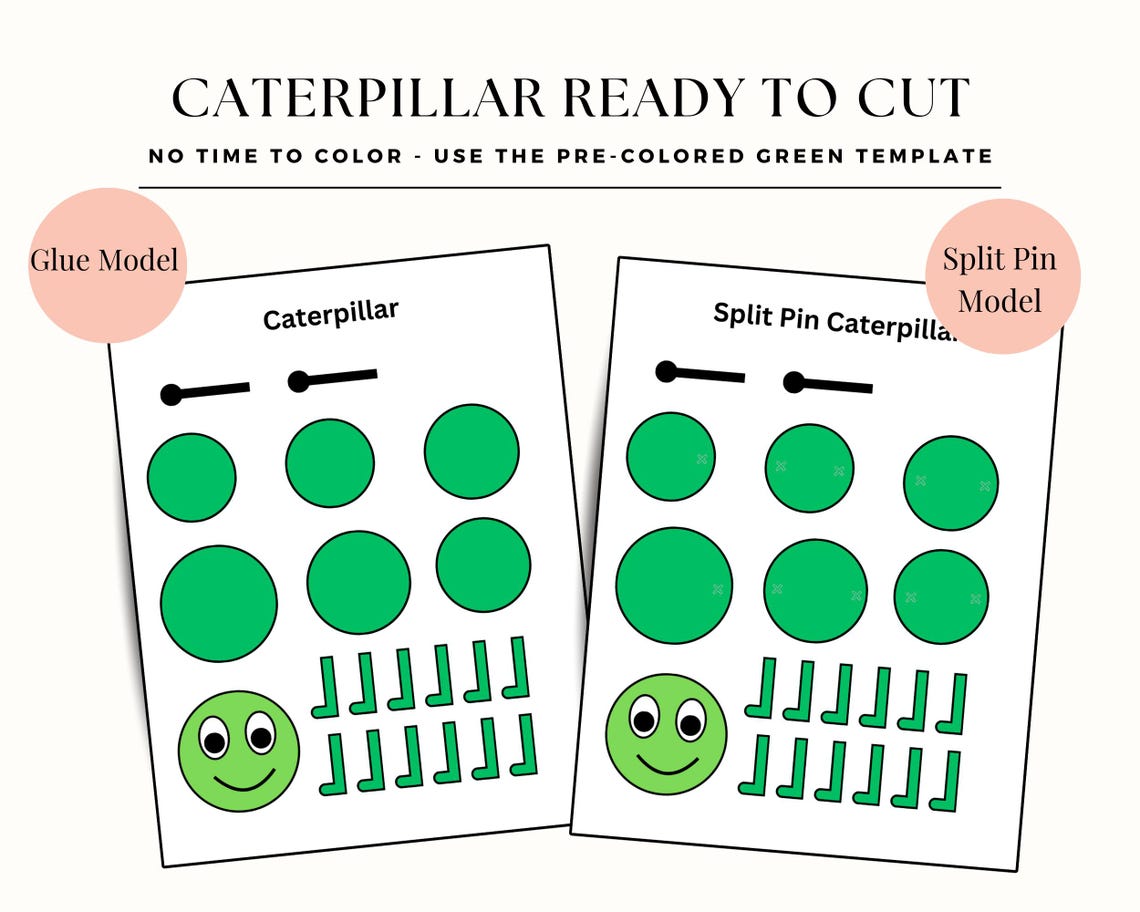 Build a Craft, Build a Caterpillar, Cut and Paste, Cut Paste, School ...
