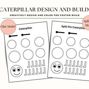 Build a Craft, Build a Caterpillar, Cut and Paste, Cut Paste, School ...