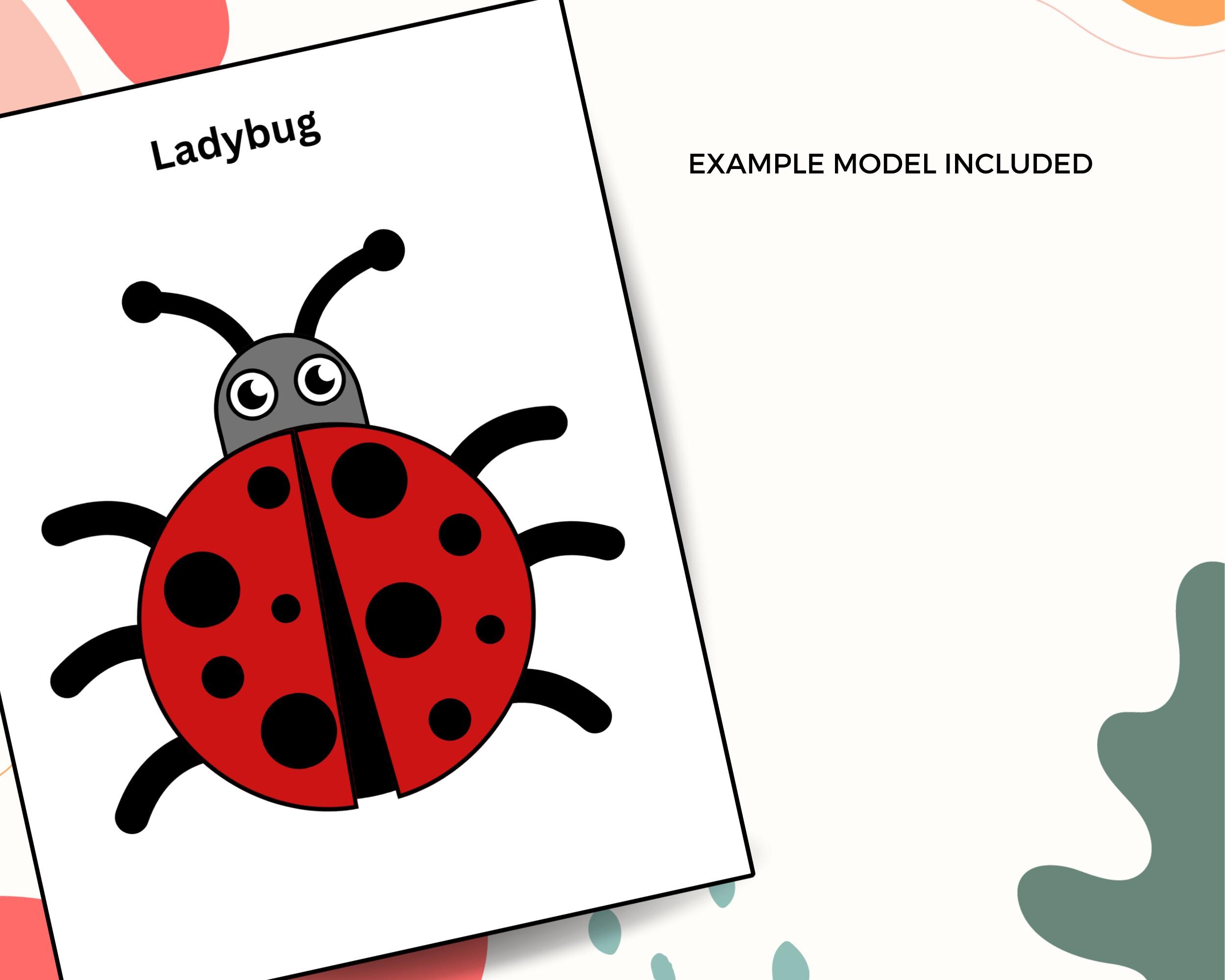 Build a Craft, Build a Ladybug, Cut and Paste, Cut Paste, School ...
