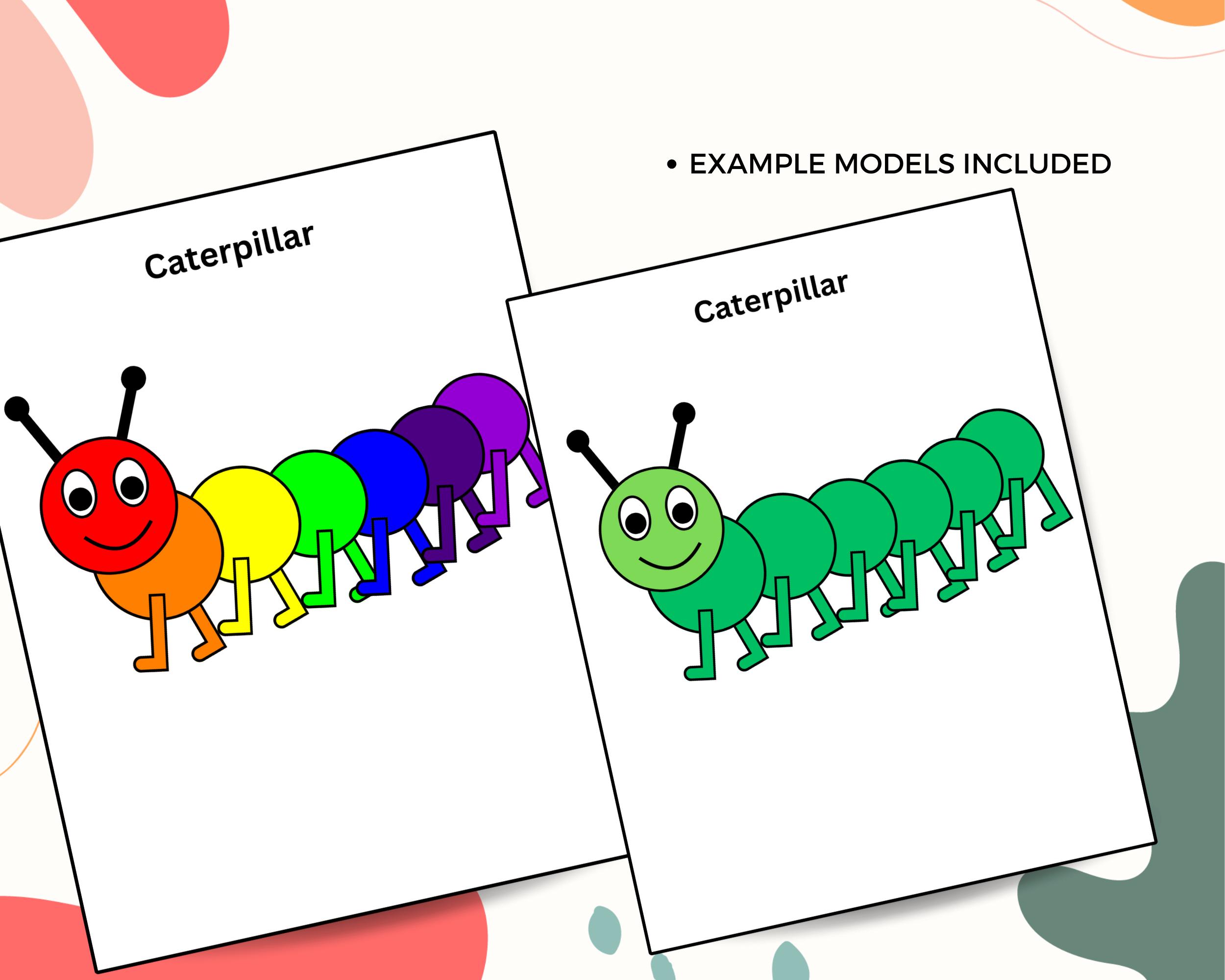 Build a Craft, Build a Caterpillar, Cut and Paste, Cut Paste, School ...