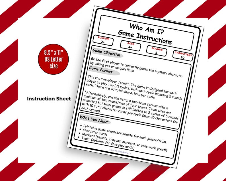 Who Am I, Guess Who, Elf Guessing Game, Christmas, Winter Game, Kid ...