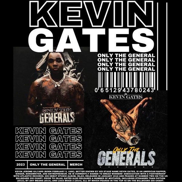 Kevin Gates Svg - Etsy