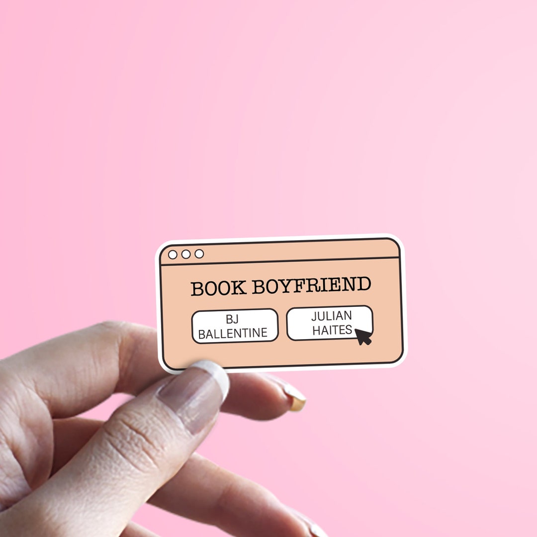 Julian Haites Book Boyfriend Sticker - Etsy