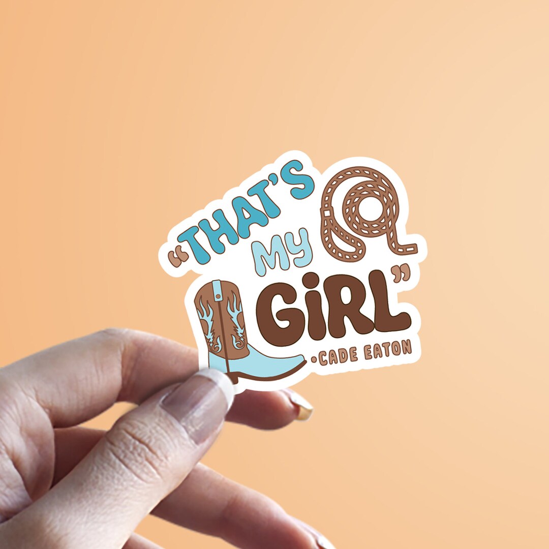 CADE EATON that's My Girl BLUE Book Sticker heartless by Elsie Silver ...