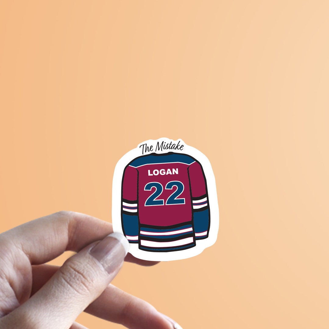 Logan Jersey Sticker off-campus Series by Elle Kennedy - Etsy