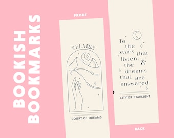 Bookish Bookmark Bookish. Bookish Gifts. Bookmark. Bookish Merch ...