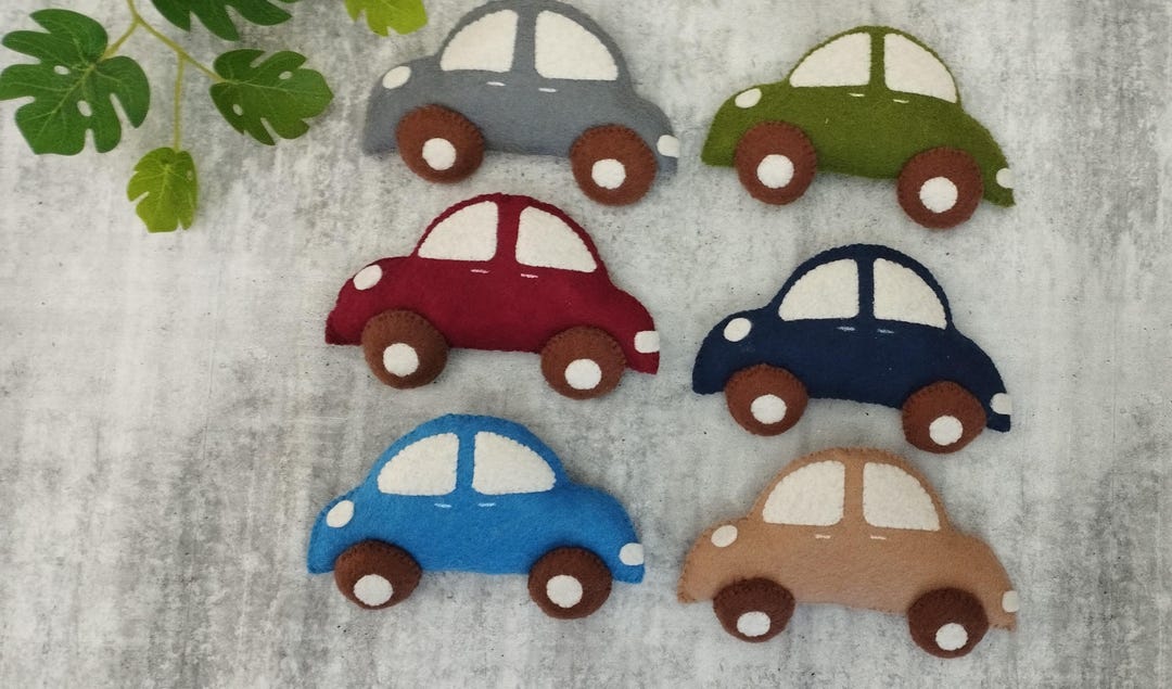 Car Felt Garland, Theme Party Garland,kids Room Decor,birthday Gift for ...