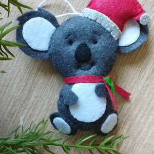 Australian Animals Christmas Decorations, Tree Ornaments, Felt Animals ...