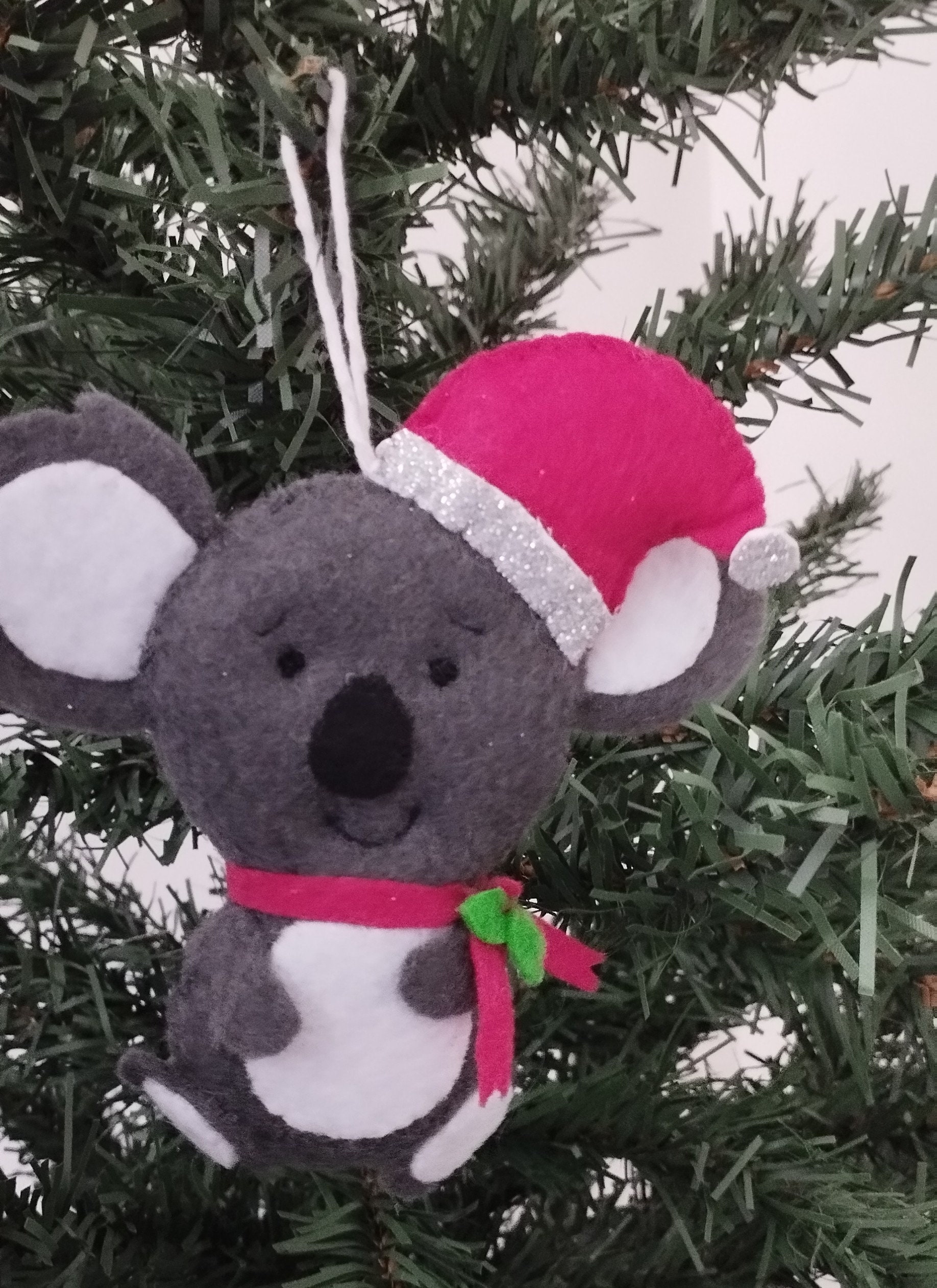 Australian Animals Christmas Decorations, Tree Ornaments, Felt Animals ...