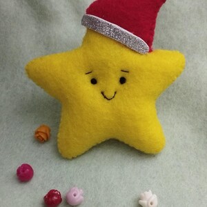 Felt Star Christmas Ornament, Tree Decorations, Christmas Ornament ...
