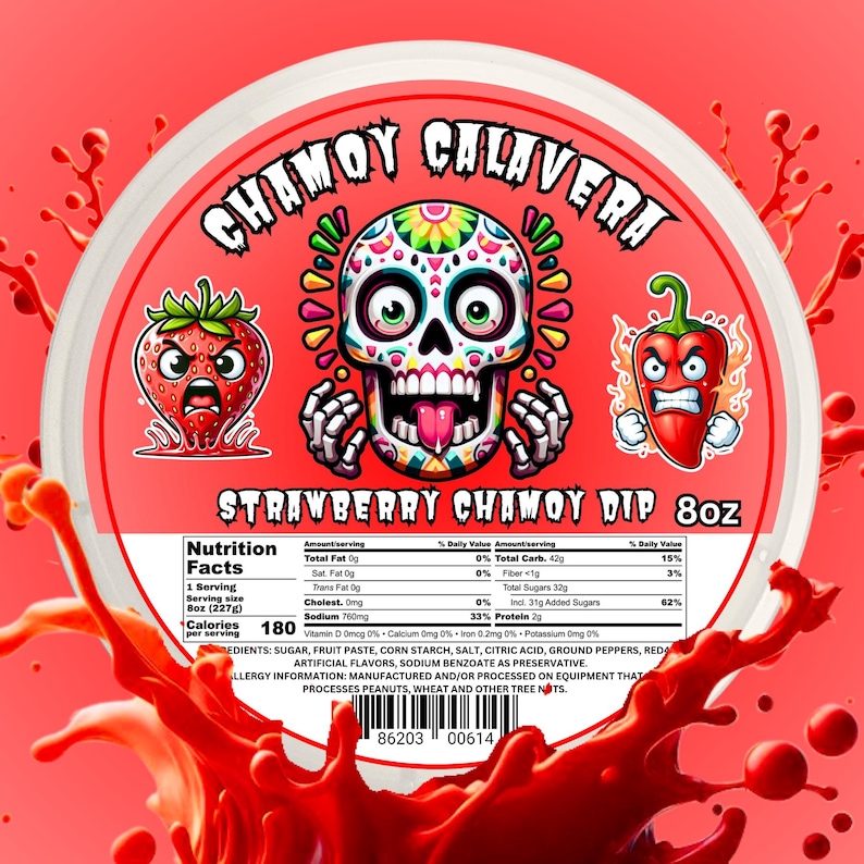 Strawberry Chamoy Dip 8oz - Etsy
