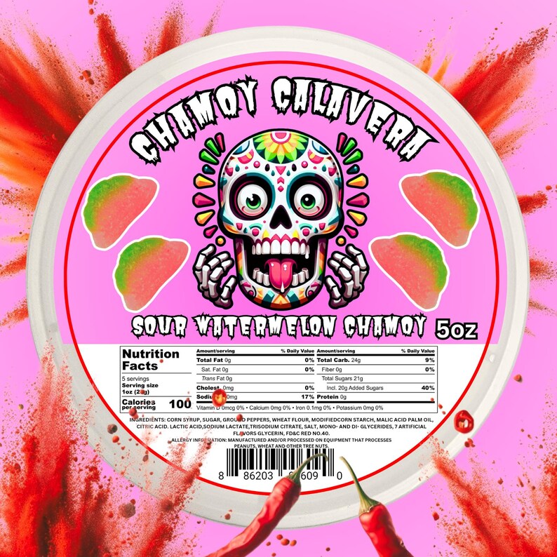 Sour Watermelon Chamoy 5oz - Etsy