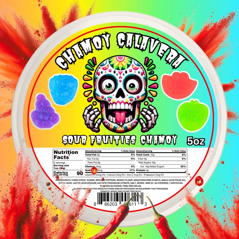 Sour Fruities Chamoy 5oz - Etsy