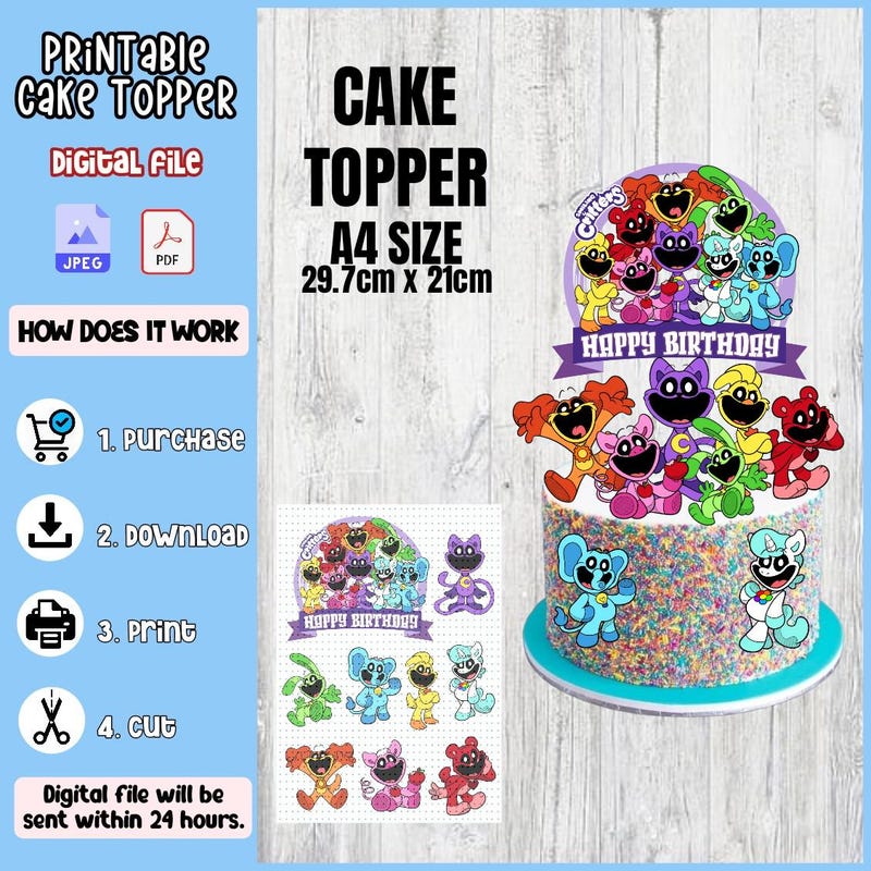 Catnap Birthday Cake - Etsy