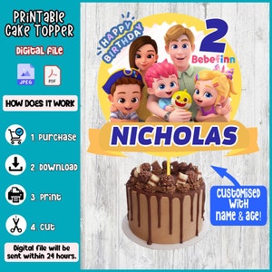 Bebefinn Cake Topper - Etsy