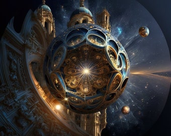 Dyson Sphere Art - Etsy