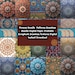 Persian Seamless Patterns: Digital Scrapbook Paper (digital Download ...