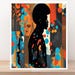 Afro African Man Abstract Printable Digital Downloadable African Art - Etsy