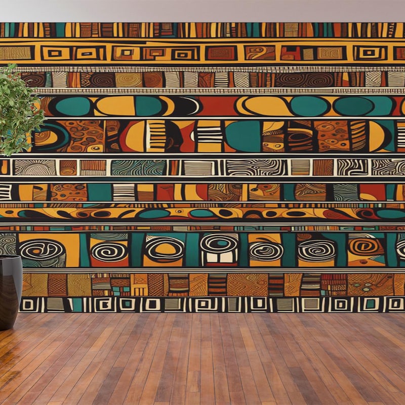 African Wallpaper - Etsy