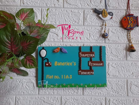 Handmade Clay Nameplates