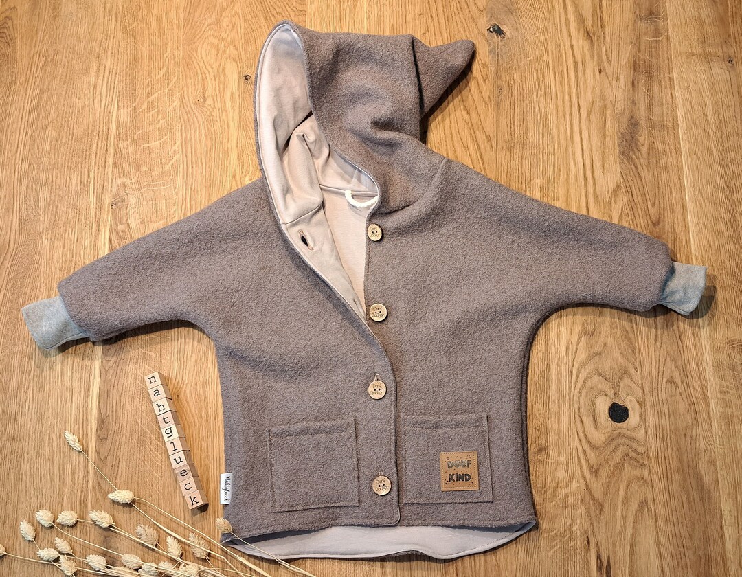 Dwarf Walk Jacket Children's Jacket Brown Beige Village Child/village ...
