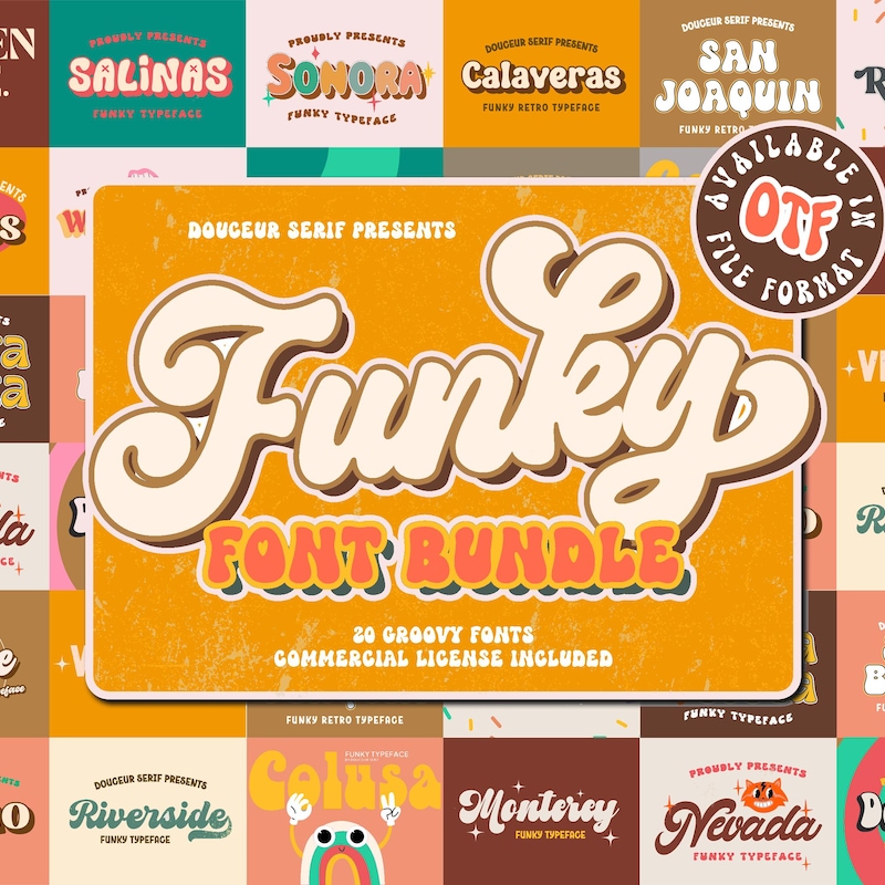 70s Font - Etsy