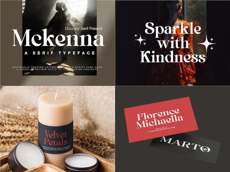 Modern Serif Font Bundle, Logo Fonts, Wedding Fonts, Luxe Fonts ...