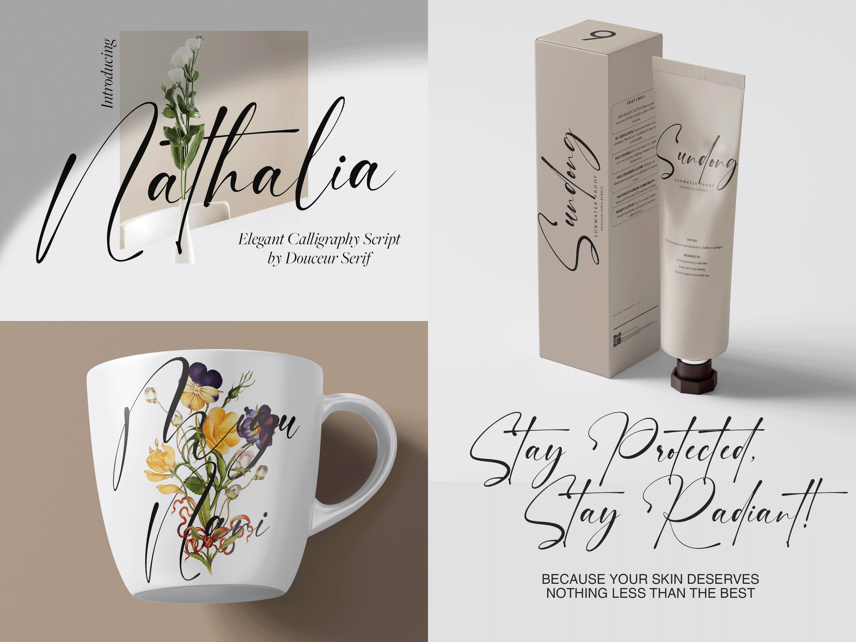 Calligraphy Font Bundle, Cursive Font, Logo Fonts, Wedding Fonts ...