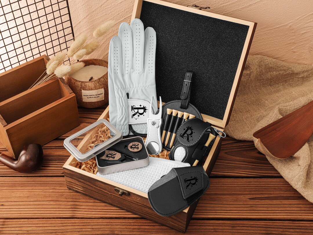 Custom Golf Gift Set, Golf Bag Tag With Golf Tees, Personalized Gift ...