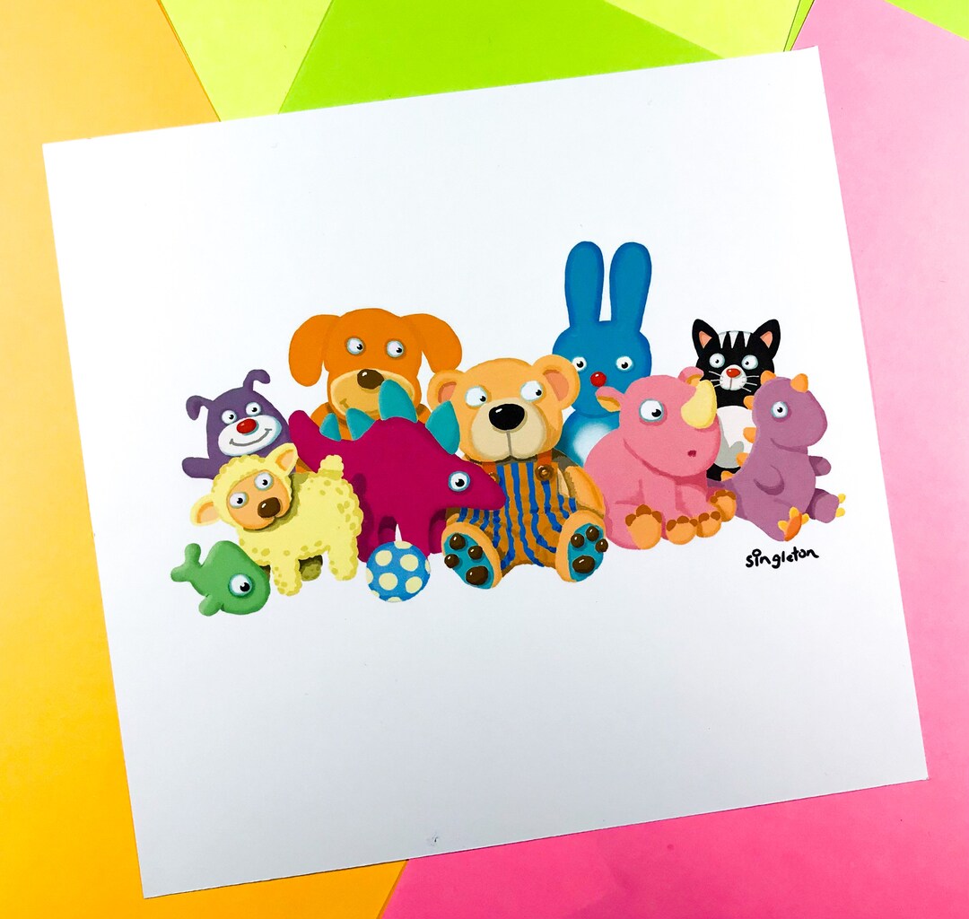 Fun Kids Prints, Kids Prints for Framing, Childrens Wall Art, Original ...