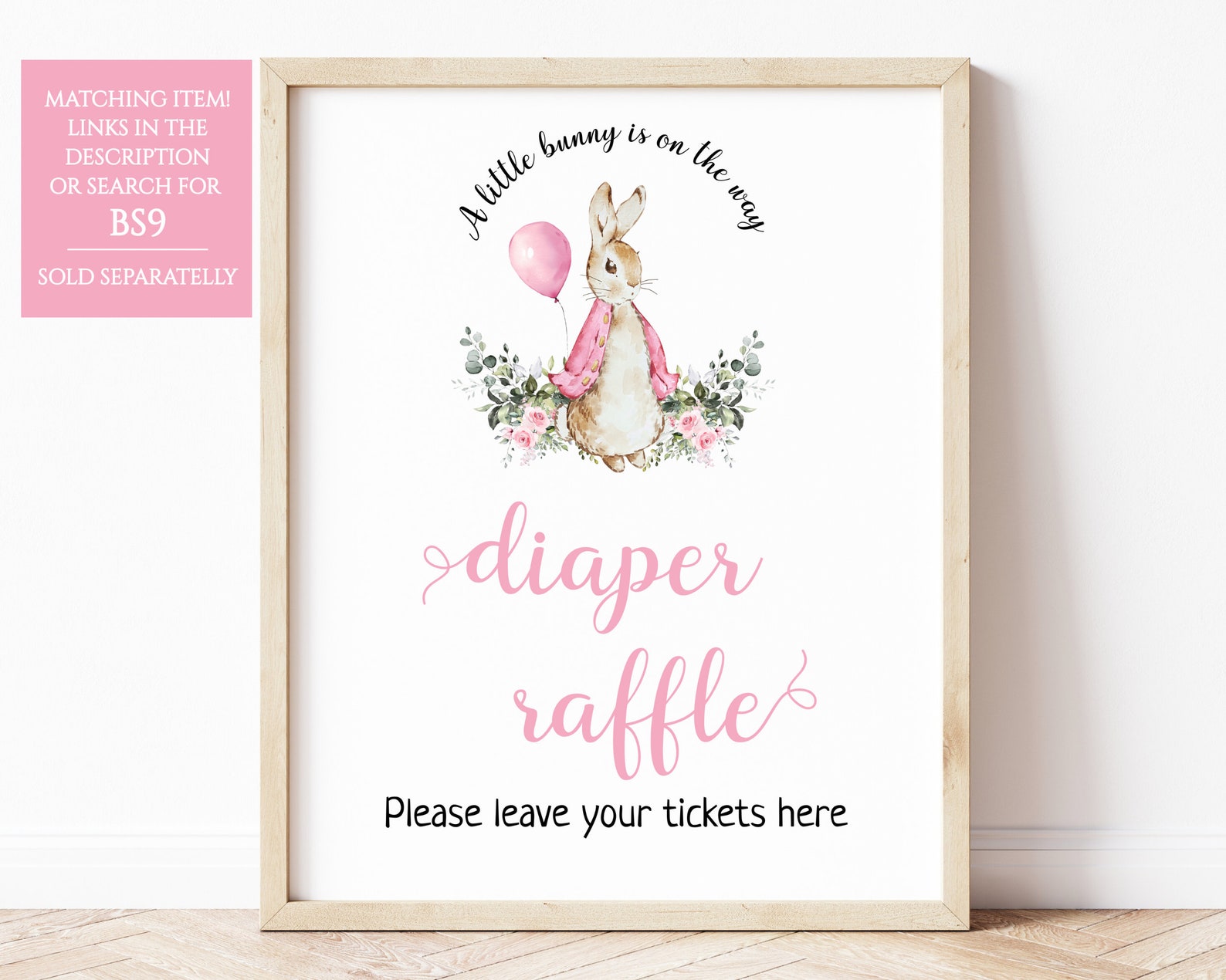 Peter Rabbit Girl Baby Shower Cards and Gifts Sign Gifts - Etsy