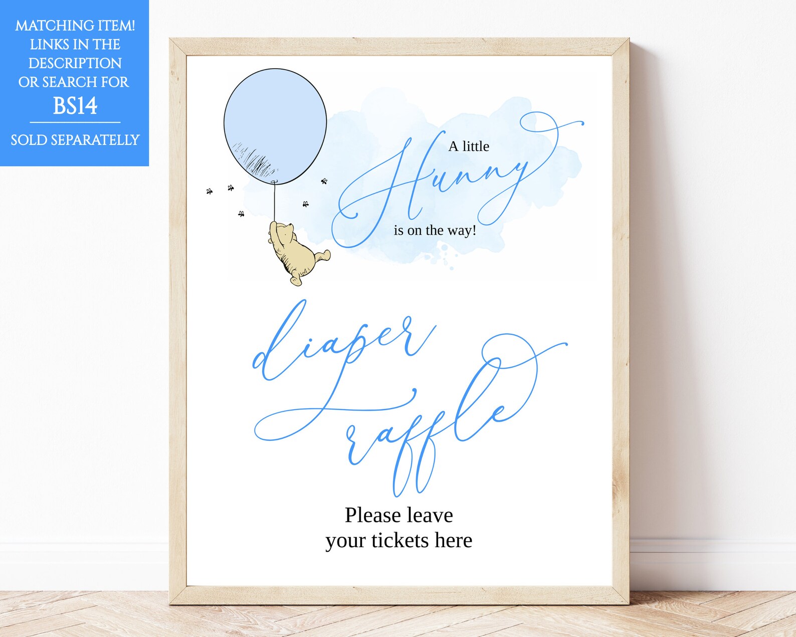Winnie the Pooh Baby Shower Welcome Sign, Pooh Baby Shower Sign ...