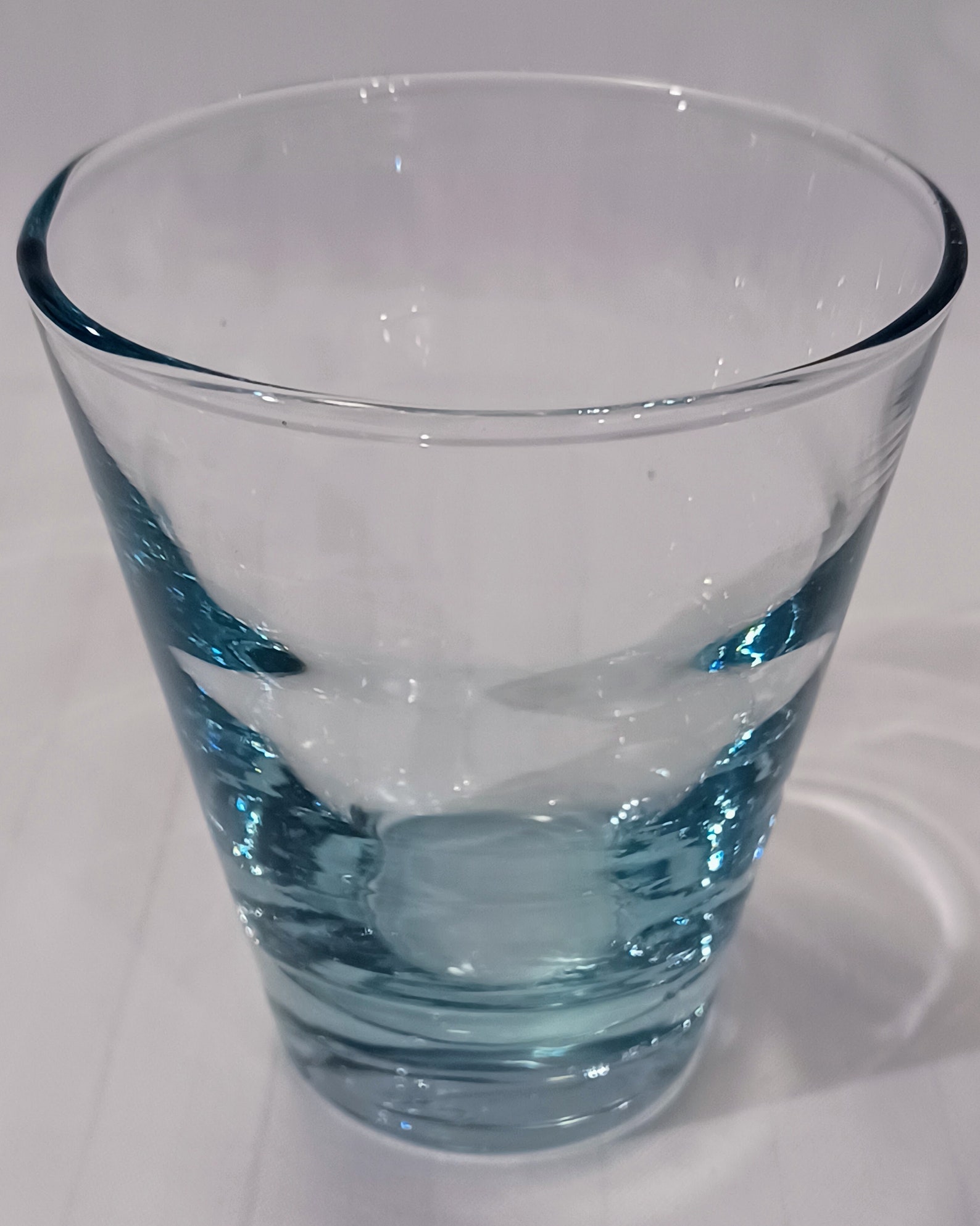 Libbey Aqua Blue Freda Diamond Designed Ripple Juice Glass Set - Etsy