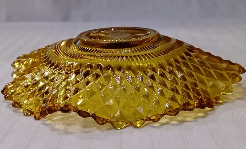 Vintage Depression Glass 7 Inch Bon Bon Plate Set - Etsy