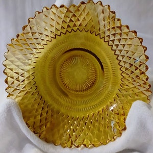 Vintage Depression Glass 7 Inch Bon Bon Plate Set - Etsy