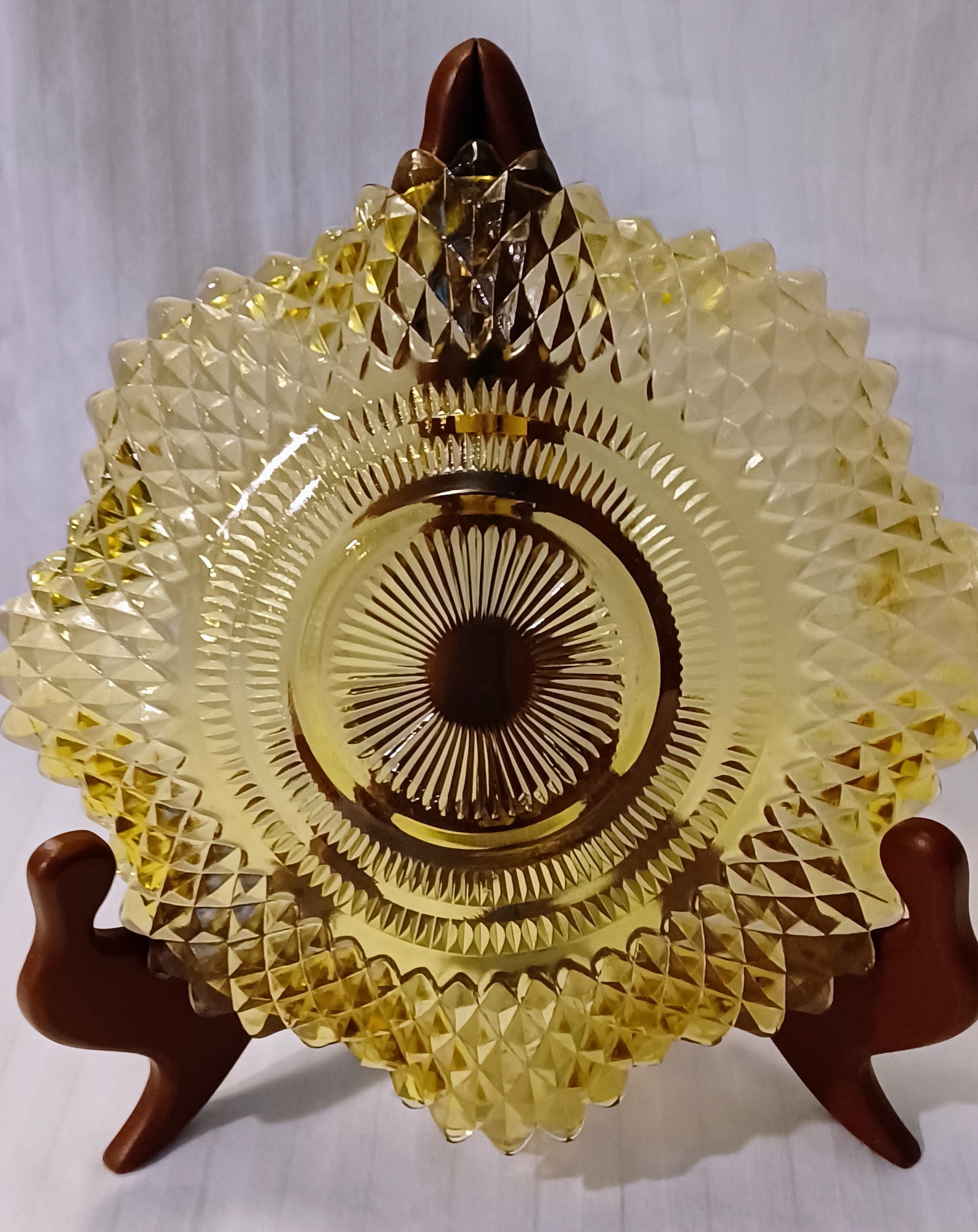 Vintage Depression Glass 7 Inch Bon Bon Plate Set - Etsy